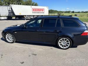 Blue BMW 525 2008 in Tukums, with an engine capacity of 3.00 L and mileage of 408 thousand km for 4235 €, photo 5 on AUTOMOTO.COM.LV