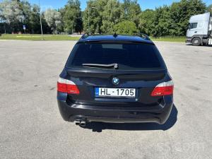 Blue BMW 525 2008 in Tukums, with an engine capacity of 3.00 L and mileage of 408 thousand km for 4235 €, photo 6 on AUTOMOTO.COM.LV
