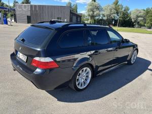 Blue BMW 525 2008 in Tukums, with an engine capacity of 3.00 L and mileage of 408 thousand km for 4235 €, photo 7 on AUTOMOTO.COM.LV