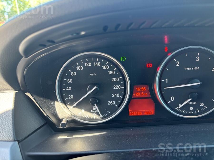 Blue BMW 525 2008 in Tukums, with an engine capacity of 3.00 L and mileage of 408 thousand km for 4235 €, photo 15 on AUTOMOTO.COM.LV