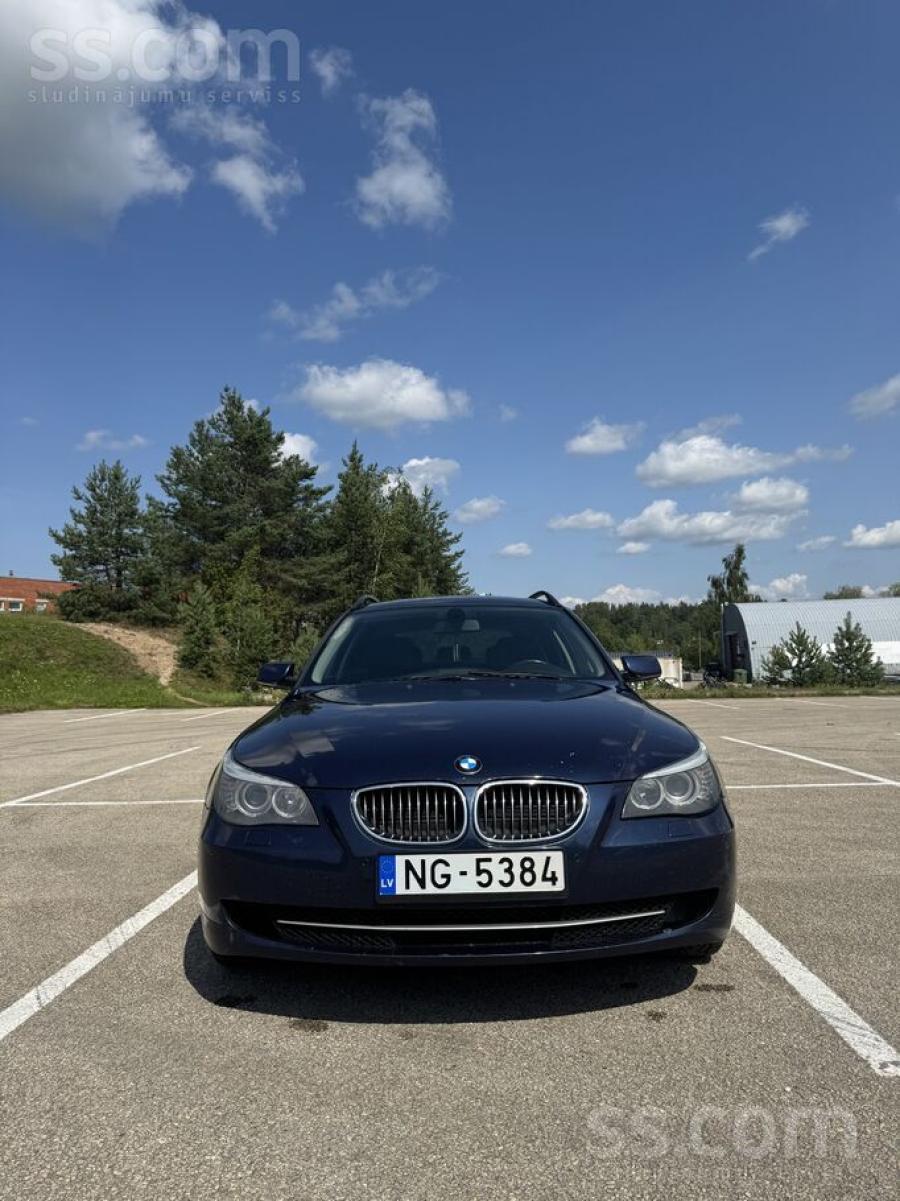 Blue BMW 525 2009 in Madona, with an engine capacity of 3.00 L and mileage of 365 thousand km for 3300 €, photo 7 on AUTOMOTO.COM.LV