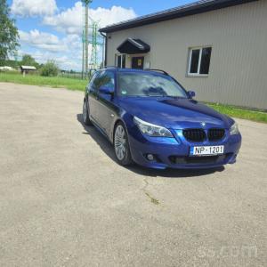 Blue BMW 525 2009 in Ogre, with an engine capacity of 3.00 L and mileage of 317 thousand km for 7300 €, photo  on AUTOMOTO.COM.LV