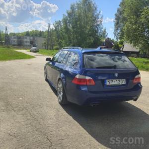 Blue BMW 525 2009 in Ogre, with an engine capacity of 3.00 L and mileage of 317 thousand km for 7300 €, photo 4 on AUTOMOTO.COM.LV