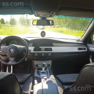 Blue BMW 525 2009 in Ogre, with an engine capacity of 3.00 L and mileage of 317 thousand km for 7300 €, photo 8 on AUTOMOTO.COM.LV