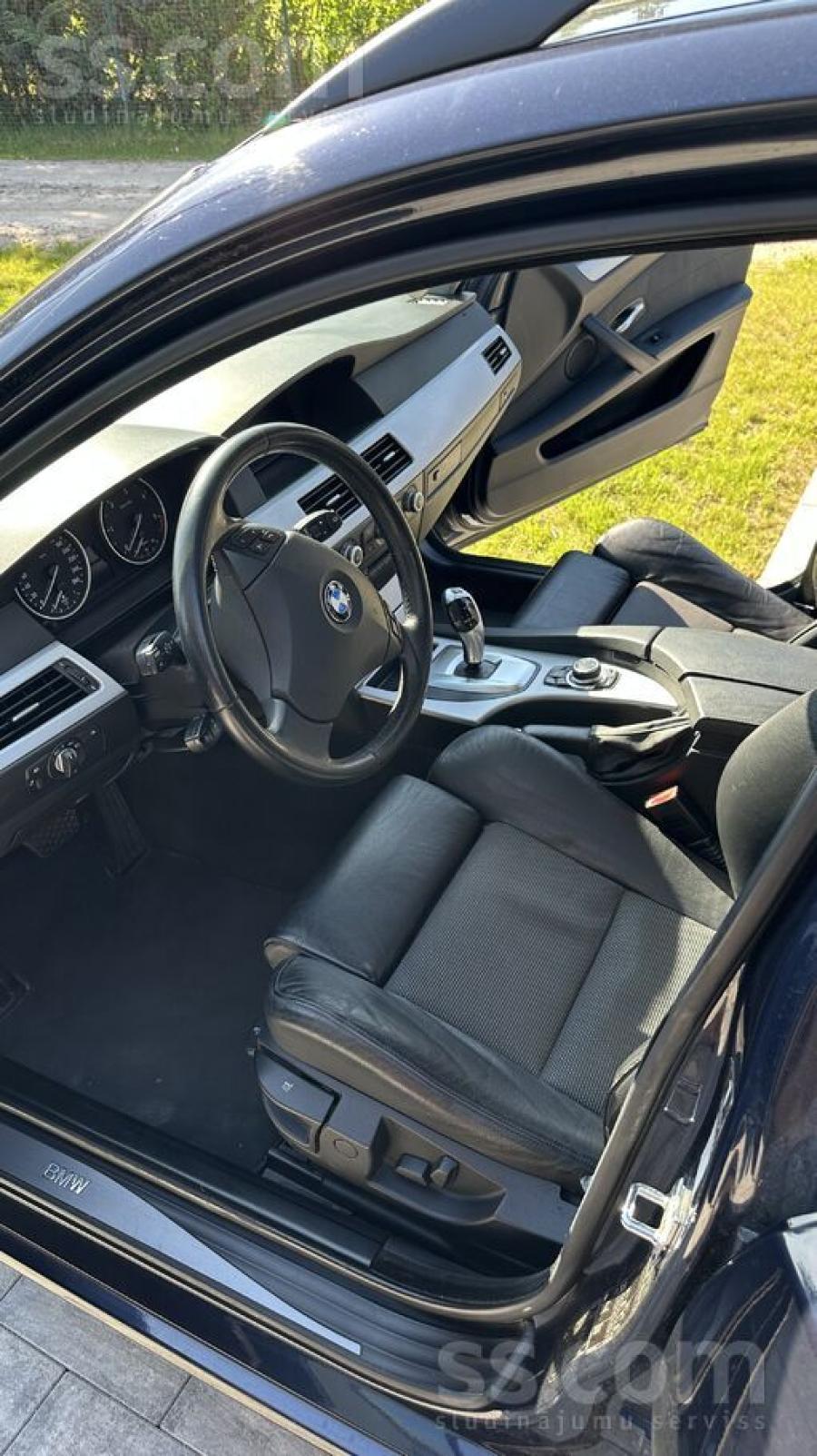 Zils BMW 525 2009 Rīga, ar dzinēja tilpumu 3.00 L un nobraukumu 300 tūkst. km par 4250 €, foto 7 vietnē AUTOMOTO.COM.LV