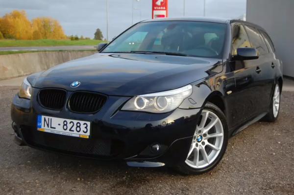 Zils BMW 525 2009 Jēkabpils, ar dzinēja tilpumu 3.00 L un nobraukumu 288 tūkst. km par 6900 €, foto 1 vietnē AUTOMOTO.COM.LV