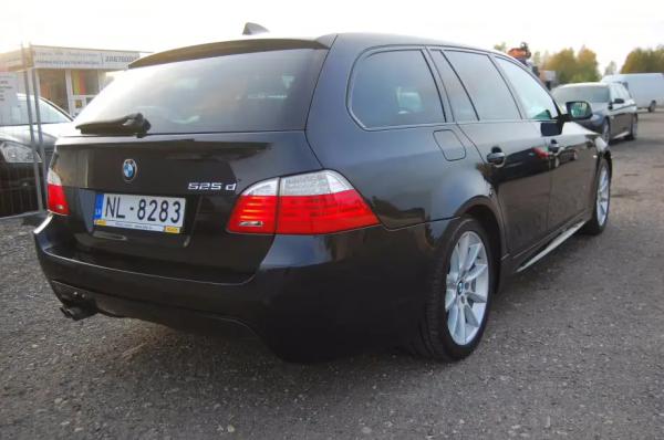 Zils BMW 525 2009 Jēkabpils, ar dzinēja tilpumu 3.00 L un nobraukumu 288 tūkst. km par 6900 €, foto 6 vietnē AUTOMOTO.COM.LV