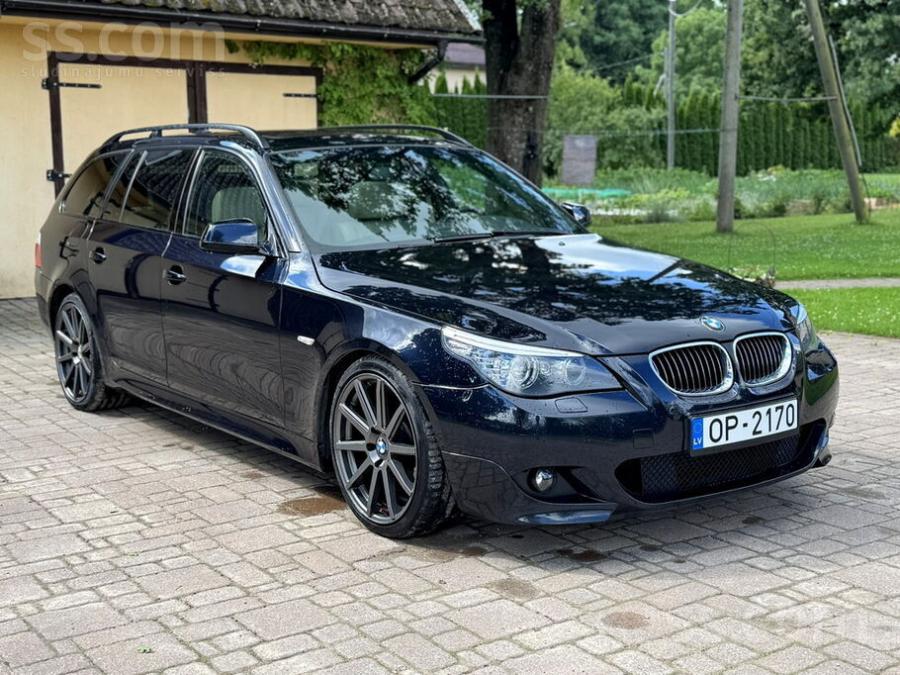 Синий БМВ 525 2009 в Рига, объемом двигателя 3.00 л и пробегом 320 тыс. км за 6200 €, фото 3 на AUTOMOTO.COM.LV