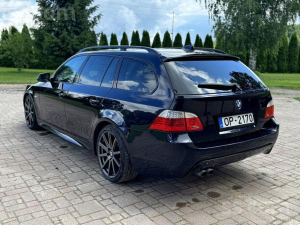 Blue BMW 525 2009 in Riga, with an engine capacity of 3.00 L and mileage of 320 thousand km for 6200 €, photo 6 on AUTOMOTO.COM.LV