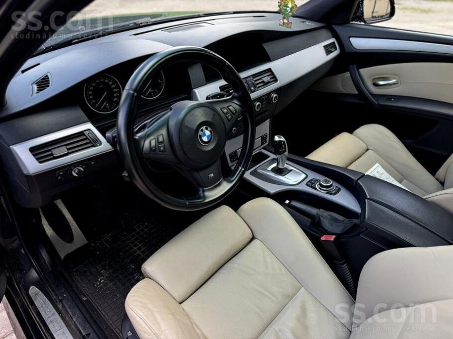 Синий БМВ 525 2009 в Рига, объемом двигателя 3.00 л и пробегом 320 тыс. км за 6200 €, фото 10 на AUTOMOTO.COM.LV