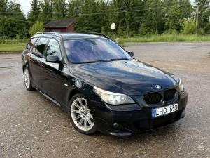 Blue BMW 525 2009 in Anyksciai, with an engine capacity of 2.99 L and mileage of 395 thousand km for 4300 €, photo  on AUTOMOTO.COM.LV