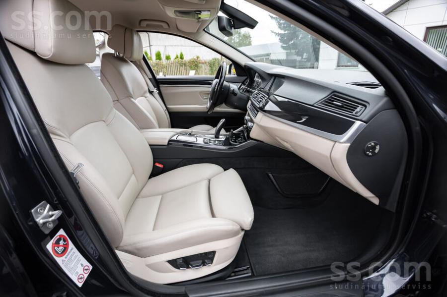 Blue BMW 525 2010 in Jelgava, with an engine capacity of 3.00 L and mileage of 325 thousand km for 7200 €, photo 9 on AUTOMOTO.COM.LV