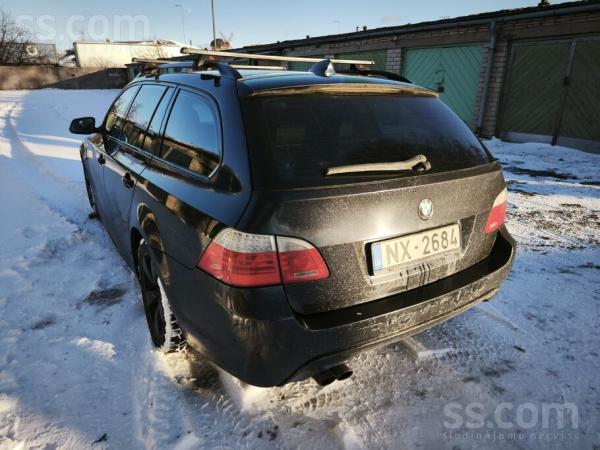 Blue BMW 525 2010 in Riga, with an engine capacity of 3.00 L and mileage of 405 thousand km for 6300 €, photo 8 on AUTOMOTO.COM.LV