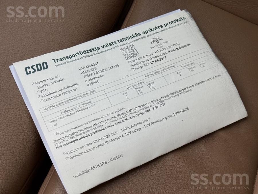 Синий БМВ 525 2010 в Рига, объемом двигателя 3.00 л и пробегом 479 тыс. км за 6850 €, фото 26 на AUTOMOTO.COM.LV