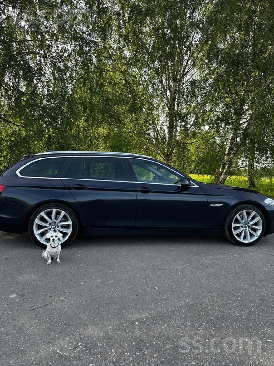 Blue BMW 525 2011 in Riga, with an engine capacity of 2.50 L and mileage of 340 thousand km for 2350 €, photo 12 on AUTOMOTO.COM.LV