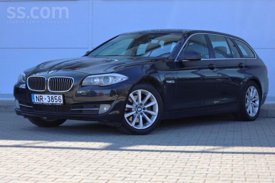 Blue BMW 525 2011 in Riga, with an engine capacity of 3.00 L and mileage of 0 thousand km for 6995 €, photo 1 on AUTOMOTO.COM.LV