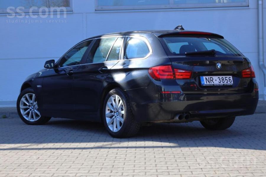 Blue BMW 525 2011 in Riga, with an engine capacity of 3.00 L and mileage of 0 thousand km for 6995 €, photo 5 on AUTOMOTO.COM.LV