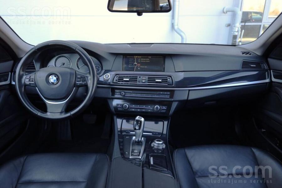 Blue BMW 525 2011 in Riga, with an engine capacity of 3.00 L and mileage of 0 thousand km for 6995 €, photo 7 on AUTOMOTO.COM.LV