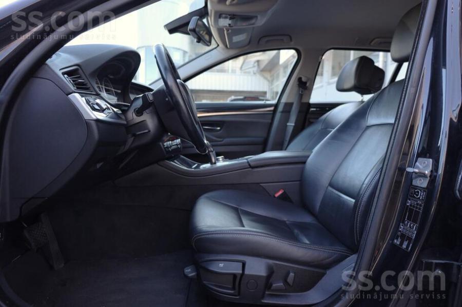 Blue BMW 525 2011 in Riga, with an engine capacity of 3.00 L and mileage of 0 thousand km for 6995 €, photo 9 on AUTOMOTO.COM.LV