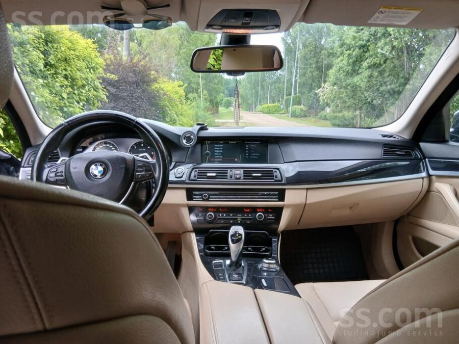 Blue BMW 525 2011 in Rezekne, with an engine capacity of 2.00 L and mileage of 349 thousand km for 7950 €, photo 14 on AUTOMOTO.COM.LV