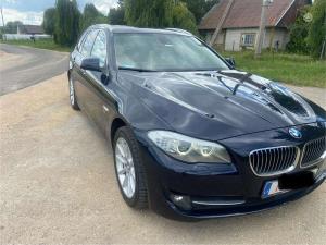 Blue BMW 525 2011 in Vilkaviskis, with an engine capacity of 2.00 L and mileage of 227 thousand km for 7750 €, photo 3 on AUTOMOTO.COM.LV