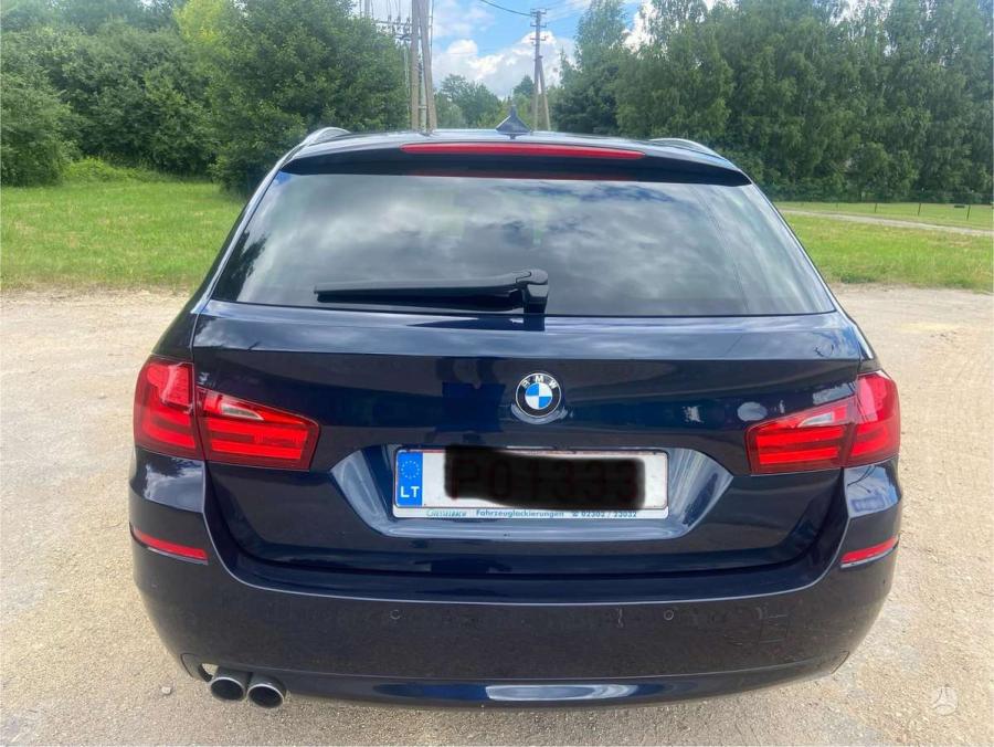 Blue BMW 525 2011 in Vilkaviskis, with an engine capacity of 2.00 L and mileage of 227 thousand km for 7750 €, photo 7 on AUTOMOTO.COM.LV