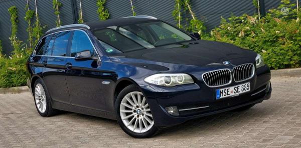 Blue BMW 525 2011 in Vilnius, with an engine capacity of 2.00 L and mileage of 209 thousand km for 7650 €, photo 5 on AUTOMOTO.COM.LV