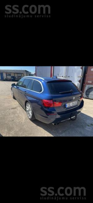 Blue BMW 525 2011 in Riga, with an engine capacity of 3.00 L and mileage of 270 thousand km for 7200 €, photo 8 on AUTOMOTO.COM.LV