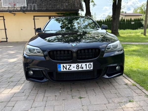 Blue BMW 525 2012 in Bauska, with an engine capacity of 2.00 L and mileage of 340 thousand km for 8700 €, photo 1 on AUTOMOTO.COM.LV