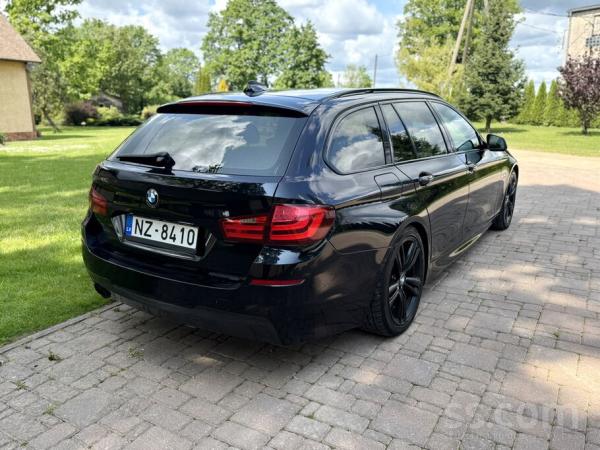 Blue BMW 525 2012 in Bauska, with an engine capacity of 2.00 L and mileage of 340 thousand km for 8700 €, photo 5 on AUTOMOTO.COM.LV