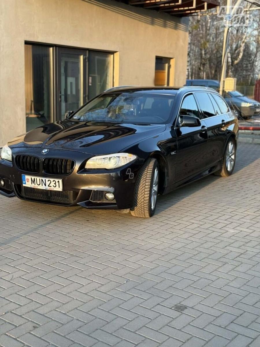 Blue BMW 525 2012 in Jonava, with an engine capacity of 2.00 L and mileage of 360 thousand km for 6500 €, photo 3 on AUTOMOTO.COM.LV