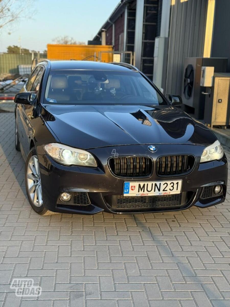 Blue BMW 525 2012 in Jonava, with an engine capacity of 2.00 L and mileage of 360 thousand km for 6500 €, photo 11 on AUTOMOTO.COM.LV