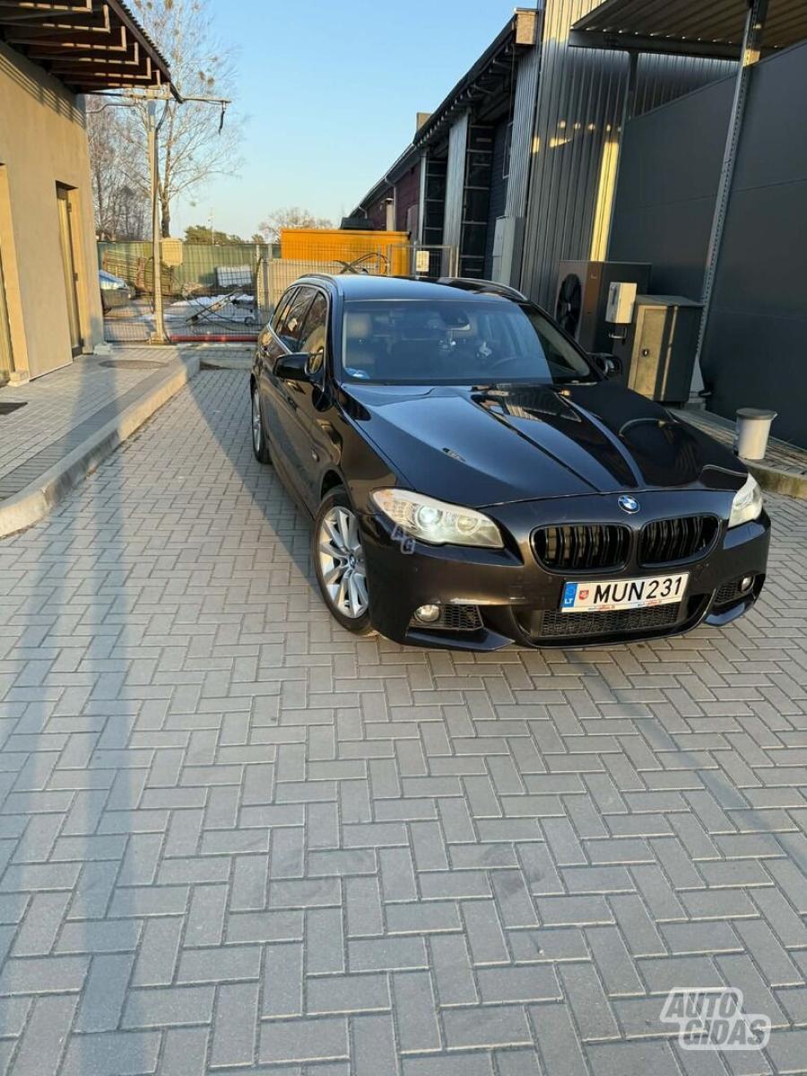 Blue BMW 525 2012 in Jonava, with an engine capacity of 2.00 L and mileage of 360 thousand km for 6500 €, photo 14 on AUTOMOTO.COM.LV