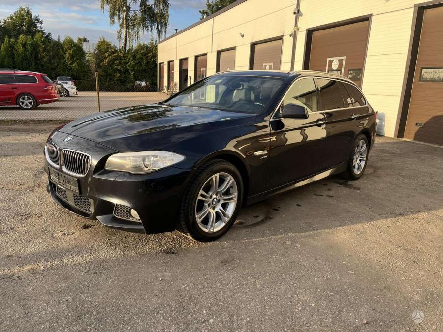 Blue BMW 525 2012 in Utena, with an engine capacity of 2.00 L and mileage of 206 thousand km for 11100 €, photo 5 on AUTOMOTO.COM.LV