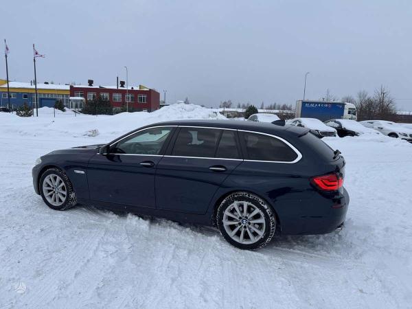 Blue BMW 525 2013 in Telschi, with an engine capacity of 2.00 L and mileage of 176 thousand km for 7500 €, photo 4 on AUTOMOTO.COM.LV