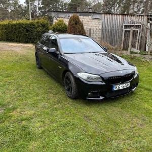 Blue BMW 525 2013 in Jurmala, with an engine capacity of 2.00 L and mileage of 352 thousand km for 9500 €, photo  on AUTOMOTO.COM.LV