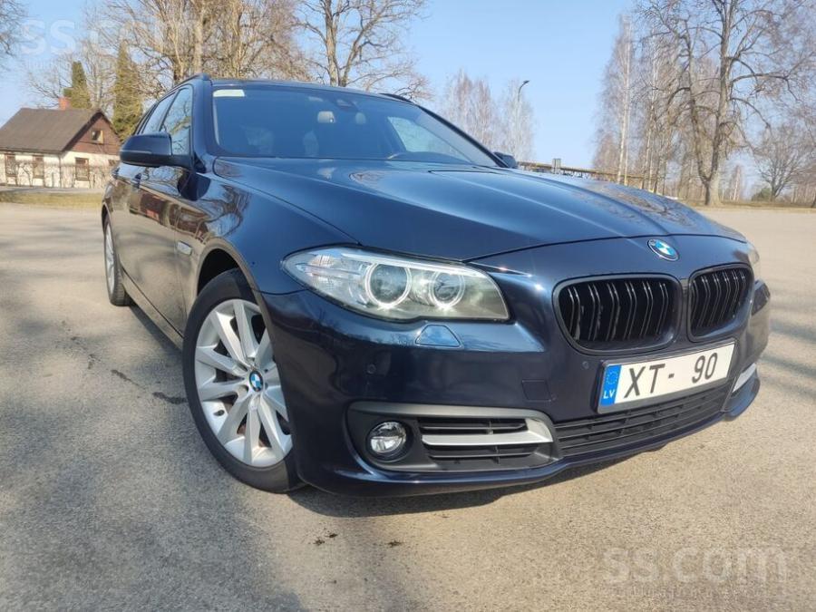 Blue BMW 525 2013 in Ogre, with an engine capacity of 2.00 L and mileage of 251 thousand km for 11000 €, photo 1 on AUTOMOTO.COM.LV