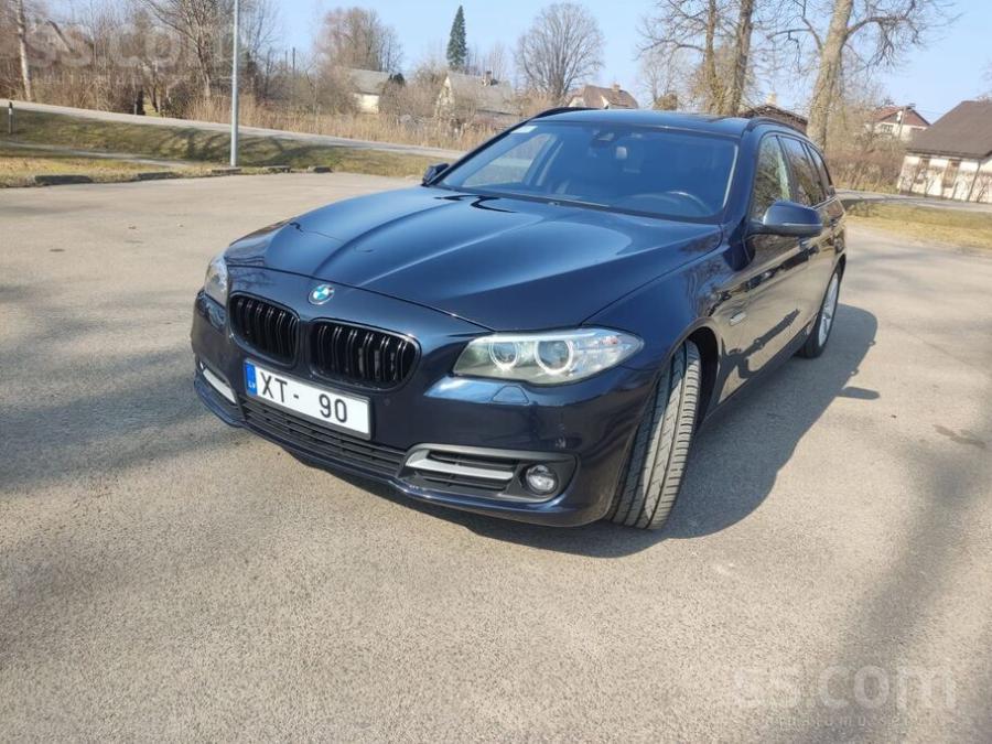 Blue BMW 525 2013 in Ogre, with an engine capacity of 2.00 L and mileage of 251 thousand km for 11000 €, photo 3 on AUTOMOTO.COM.LV