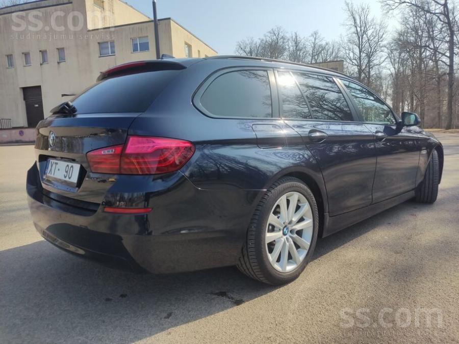 Blue BMW 525 2013 in Ogre, with an engine capacity of 2.00 L and mileage of 251 thousand km for 11000 €, photo 6 on AUTOMOTO.COM.LV