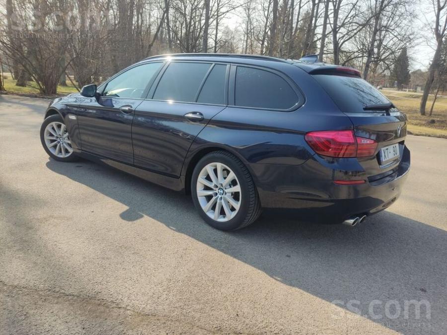 Blue BMW 525 2013 in Ogre, with an engine capacity of 2.00 L and mileage of 251 thousand km for 11000 €, photo 7 on AUTOMOTO.COM.LV