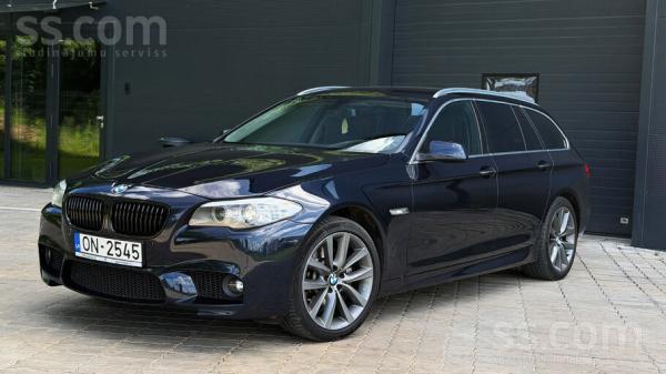 Blue BMW 525 2013 in Jurmala, with an engine capacity of 2.00 L and mileage of 191 thousand km for 10550 €, photo 1 on AUTOMOTO.COM.LV