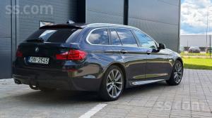 Blue BMW 525 2013 in Jurmala, with an engine capacity of 2.00 L and mileage of 191 thousand km for 10550 €, photo 4 on AUTOMOTO.COM.LV