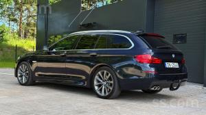 Blue BMW 525 2013 in Jurmala, with an engine capacity of 2.00 L and mileage of 191 thousand km for 10550 €, photo 5 on AUTOMOTO.COM.LV