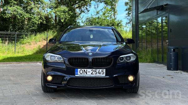 Blue BMW 525 2013 in Jurmala, with an engine capacity of 2.00 L and mileage of 191 thousand km for 10550 €, photo 5 on AUTOMOTO.COM.LV
