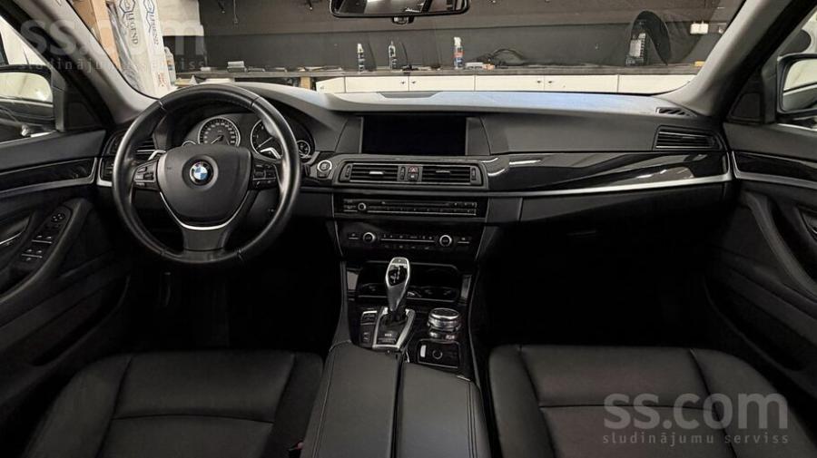 Blue BMW 525 2013 in Jurmala, with an engine capacity of 2.00 L and mileage of 191 thousand km for 10550 €, photo 11 on AUTOMOTO.COM.LV