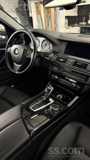 Blue BMW 525 2013 in Jurmala, with an engine capacity of 2.00 L and mileage of 191 thousand km for 10550 €, photo 16 on AUTOMOTO.COM.LV