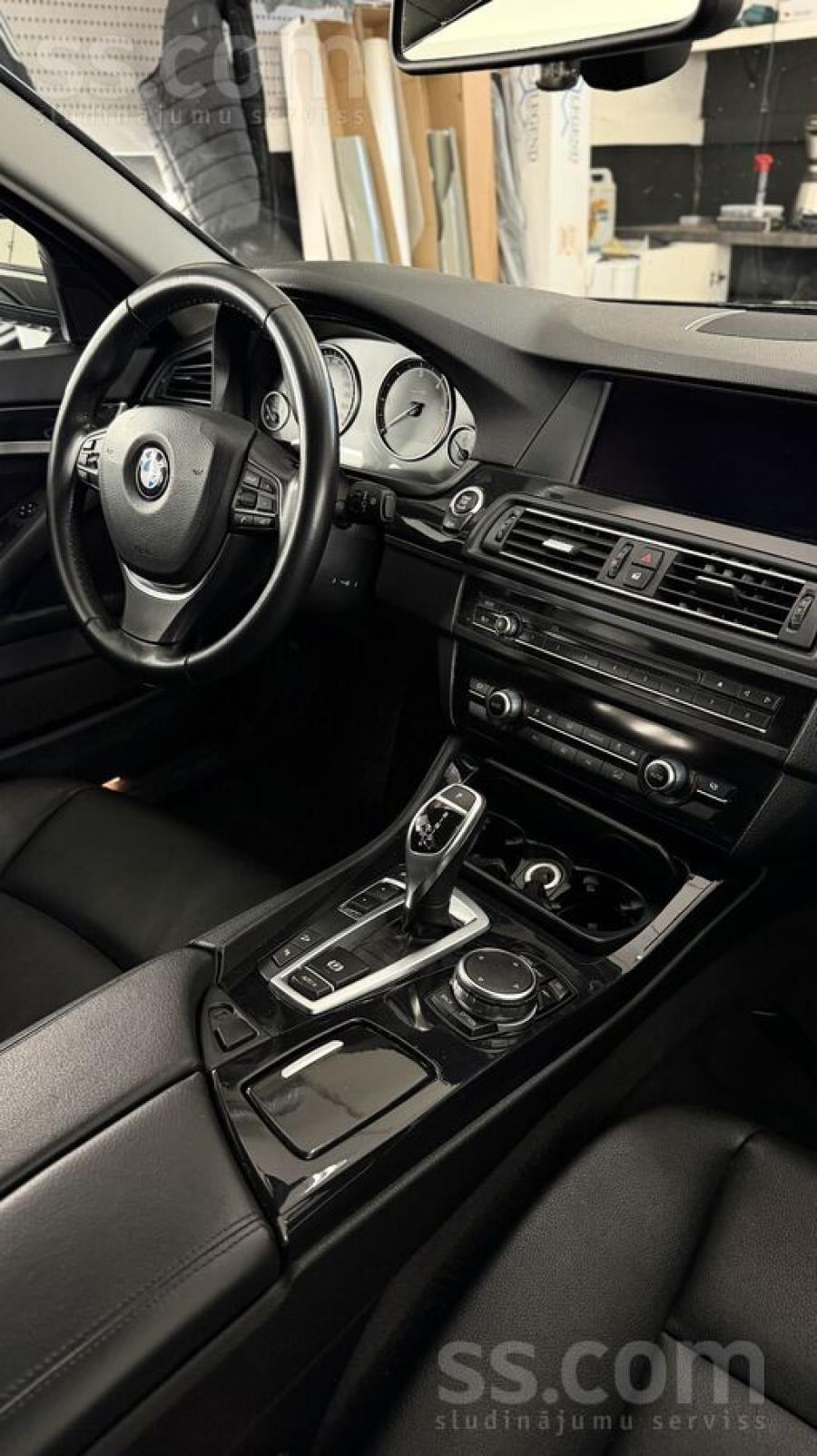 Blue BMW 525 2013 in Jurmala, with an engine capacity of 2.00 L and mileage of 191 thousand km for 10550 €, photo 16 on AUTOMOTO.COM.LV