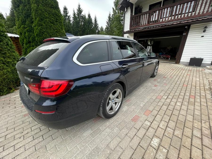 Blue BMW 525 2013 in Tallinn, with an engine capacity of 2.00 L and mileage of 256 thousand km for 7000 €, photo 21 on AUTOMOTO.COM.LV