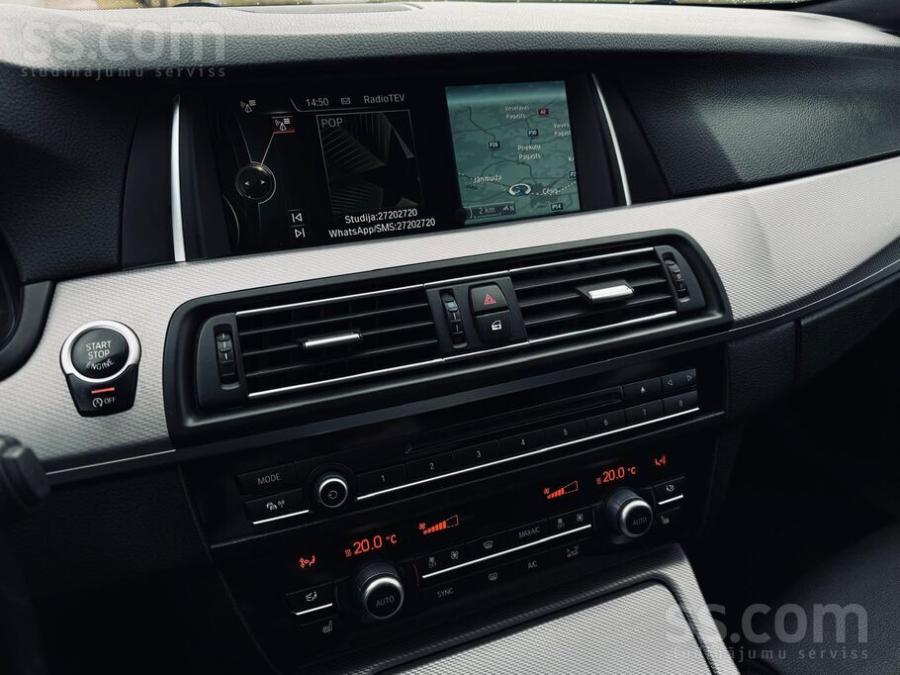 Синий БМВ 525 2014 в Цесис, объемом двигателя 2.00 л и пробегом 242 тыс. км за 11850 €, фото 16 на AUTOMOTO.COM.LV