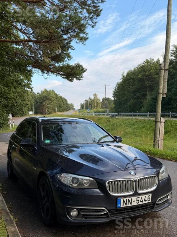 Blue BMW 525 2014 in Riga, with an engine capacity of 2.00 L and mileage of 314 thousand km for 9500 €, photo 5 on AUTOMOTO.COM.LV